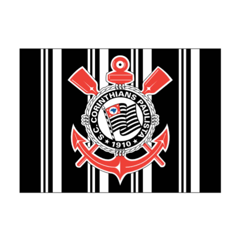 Bandeira do Corinthians Modelo 2 - Camarote do Torcedor